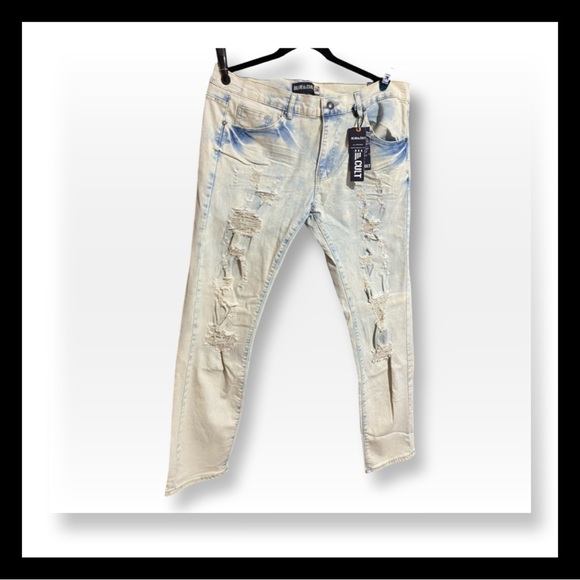 Blue Cult | Jeans | Nwt Mens Blue Cult Distressed Light Blue Jeans ...
